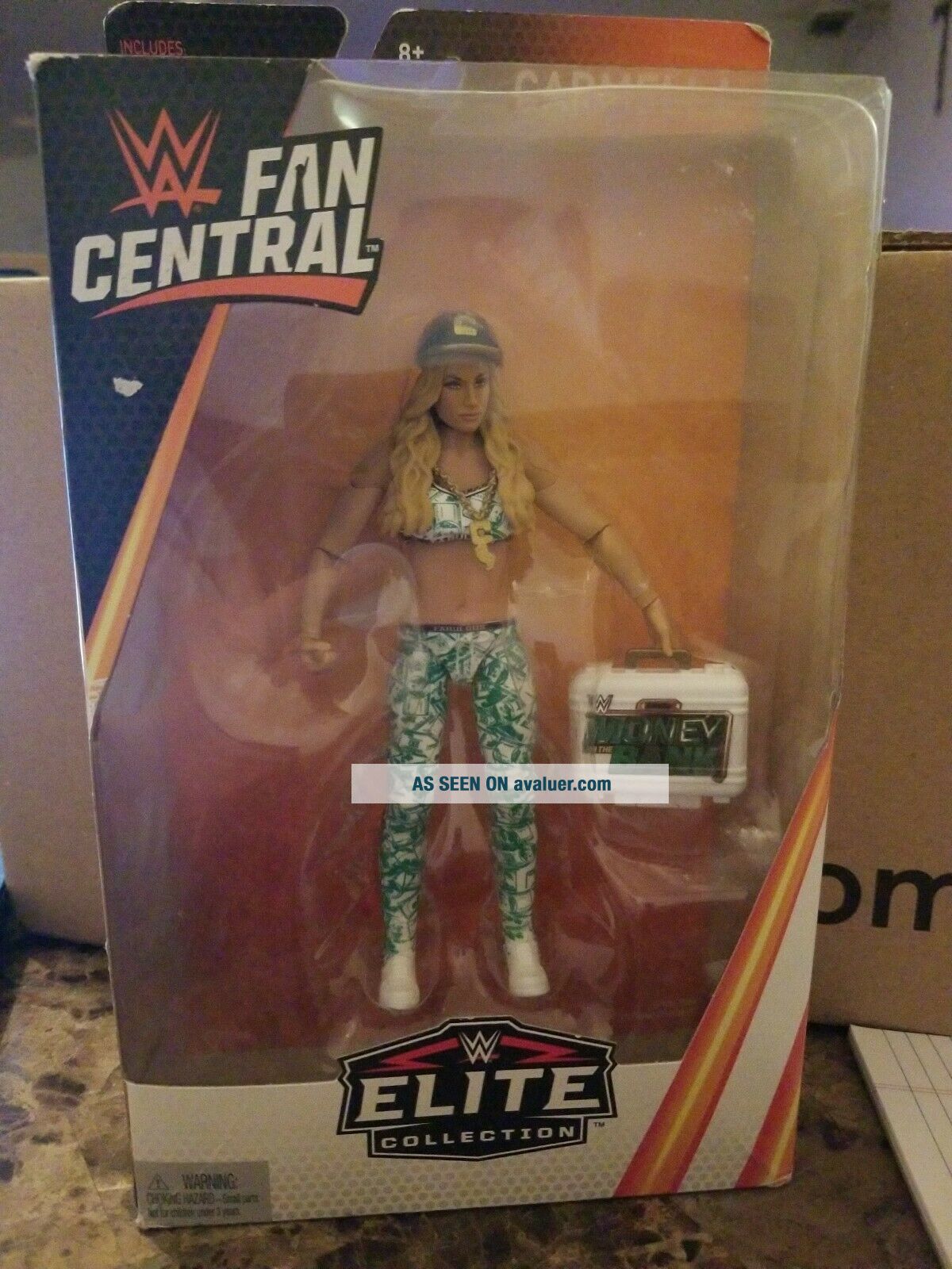 MATTEL WWE ELITE FAN CENTRAL CARMELLA W/ MONEY IN / BANK CASE 2018 S&H ...