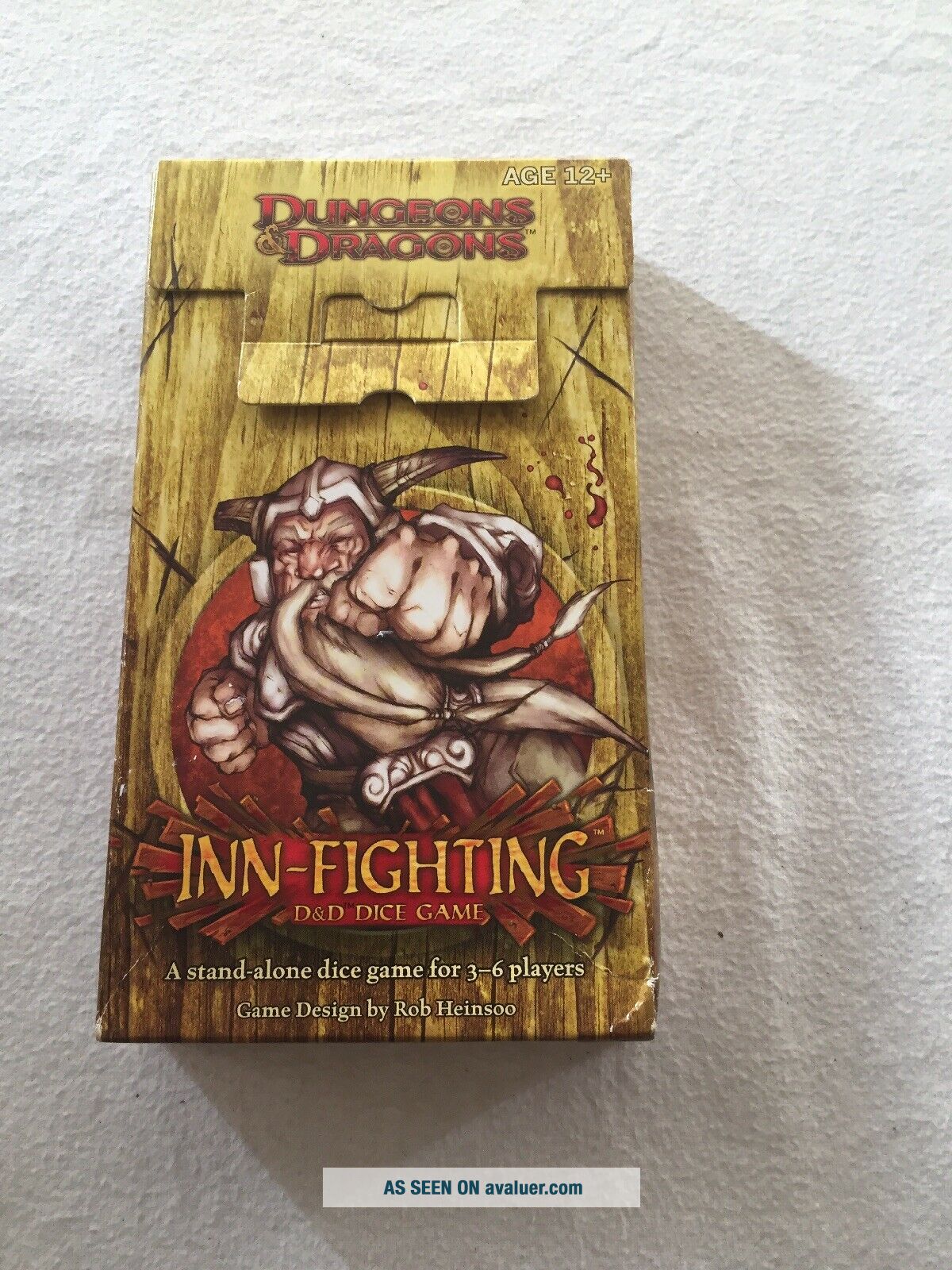 Dungeons & Dragons Inn Fighting Dice Game Board Game 2007 Wizards Of ...