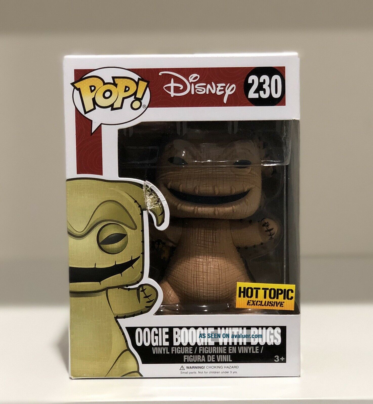 The Nightmare Before Christmas - Oogie Boogie W/ Bugs Funko Pop Hot ...