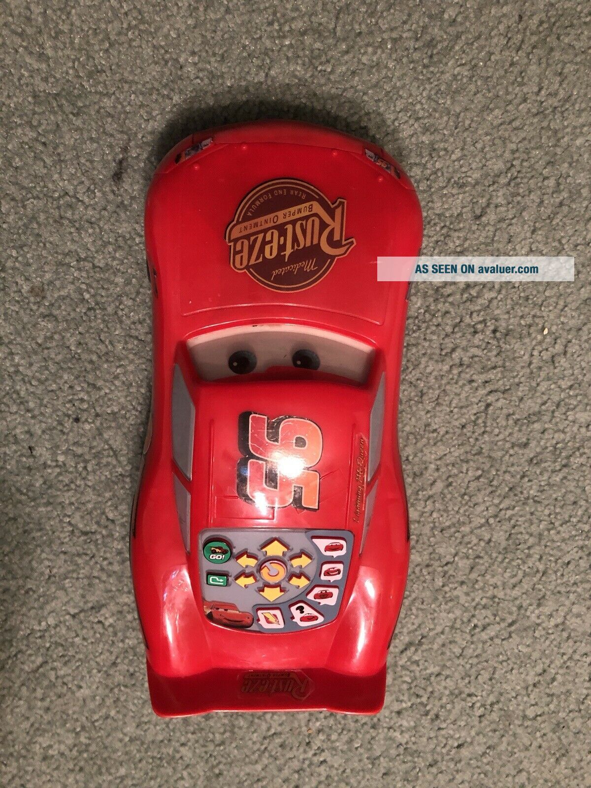 Disney Cars Fast Talkin ' Lightning McQueen Battery Operated Talking ...