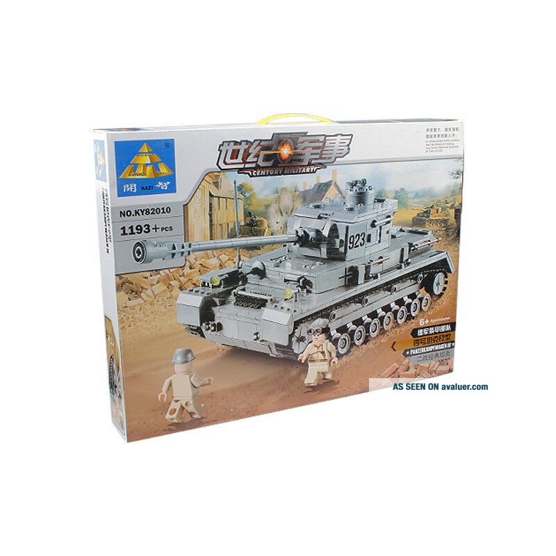 KAZI 1193pc Large WW2 German Panzer IV Tank Army Military Constructor ...