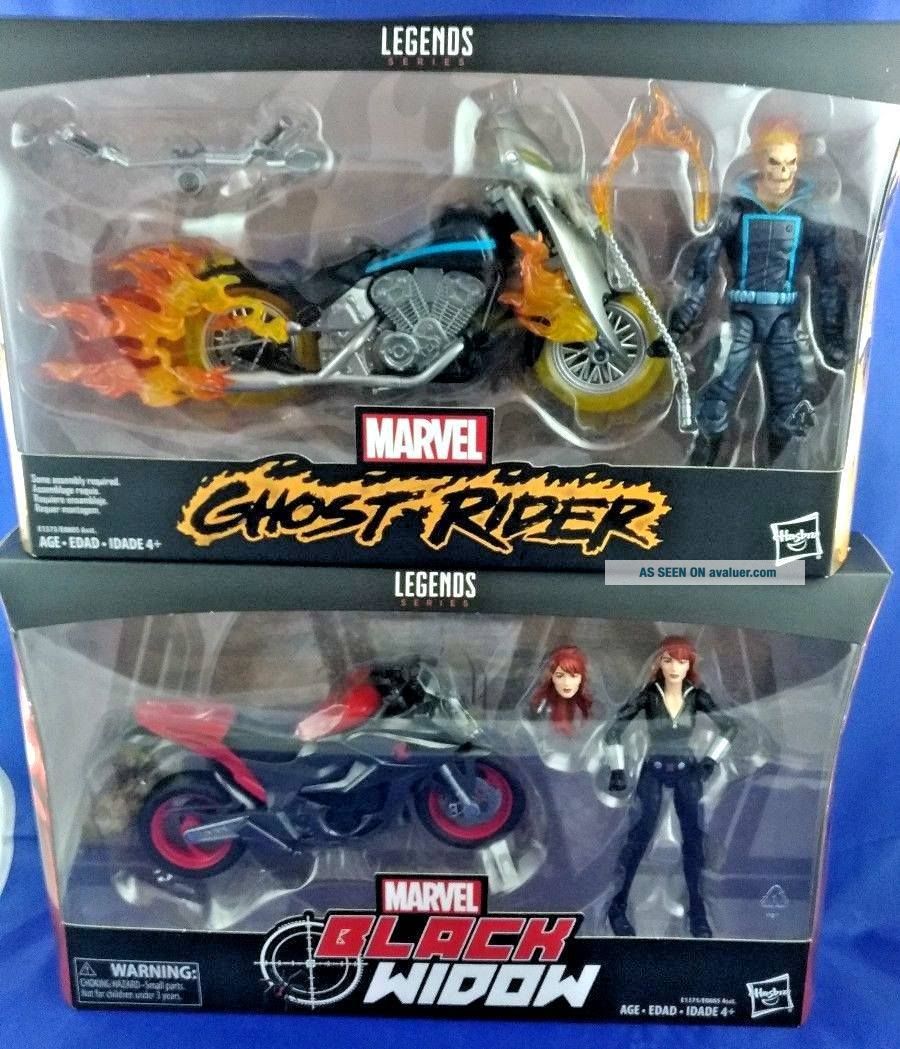 Marvel Legends Ultimate Motorcycle Set Ghost Rider And Black Widow ...