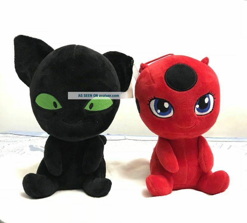 Miraculous Ladybug Tikki Noir Plush Toys Pendant Clip Gift For Children ...