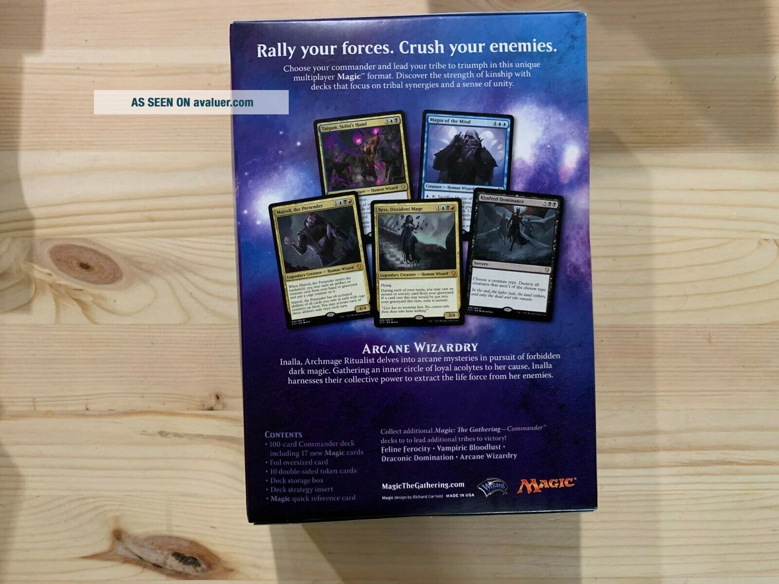 Magic The Gathering: MtG Commander 2017 Deck - Arcane Wizardry - | #9464995
