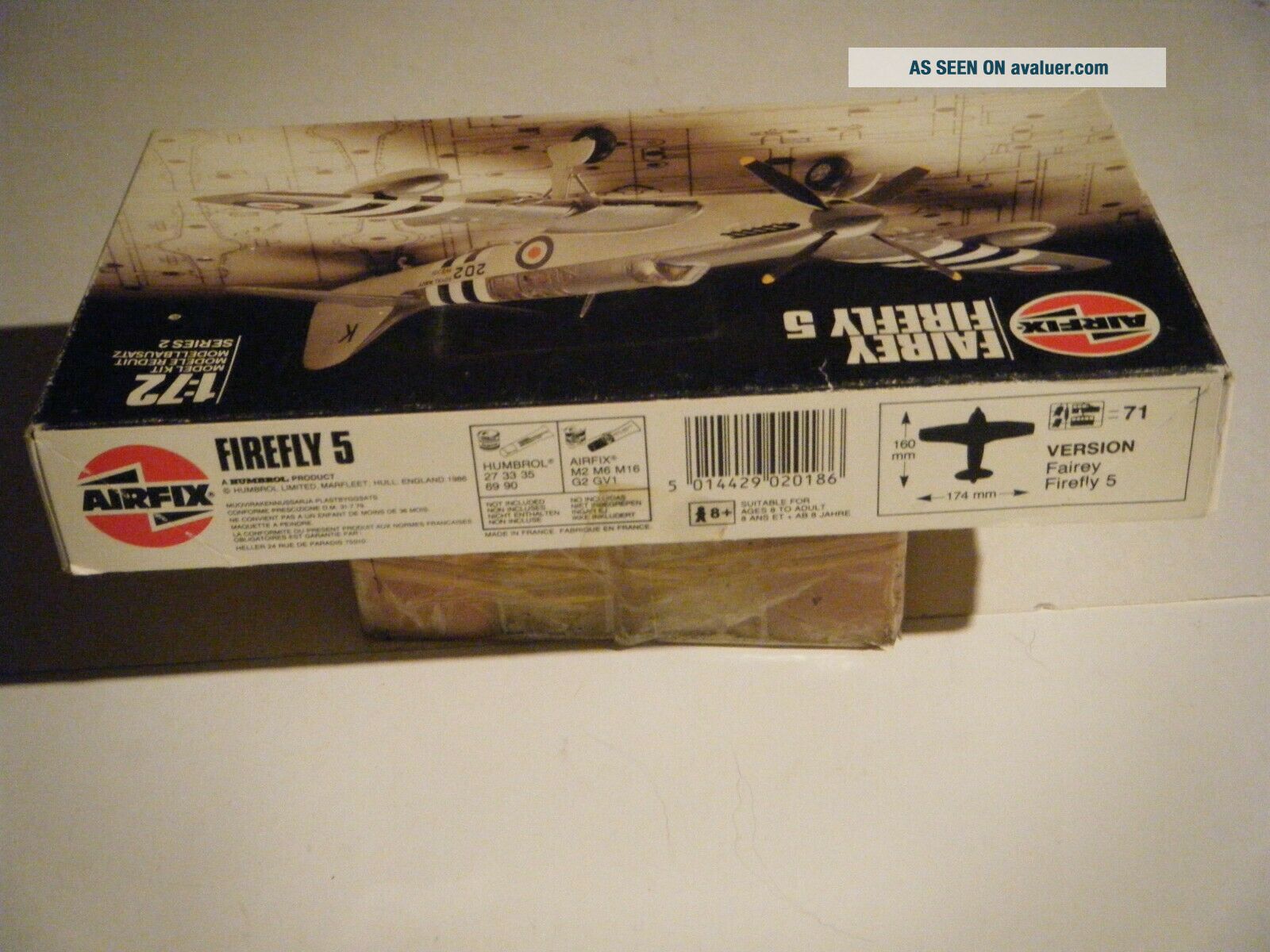 CLASSIC 1986 AIRFIX 1/72sc WW II & Korea Australian Fairey FIREFLY Mk ...
