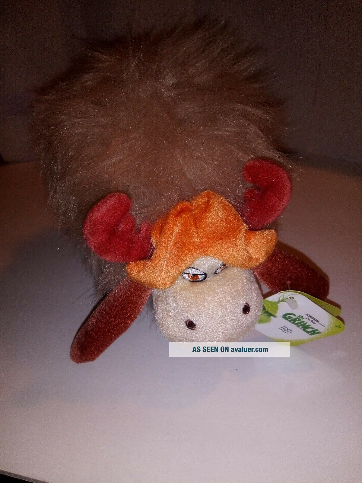 Fred From The 2018 Dr Seuss " The Grinch Movie " Reindeer Plush Toy ...