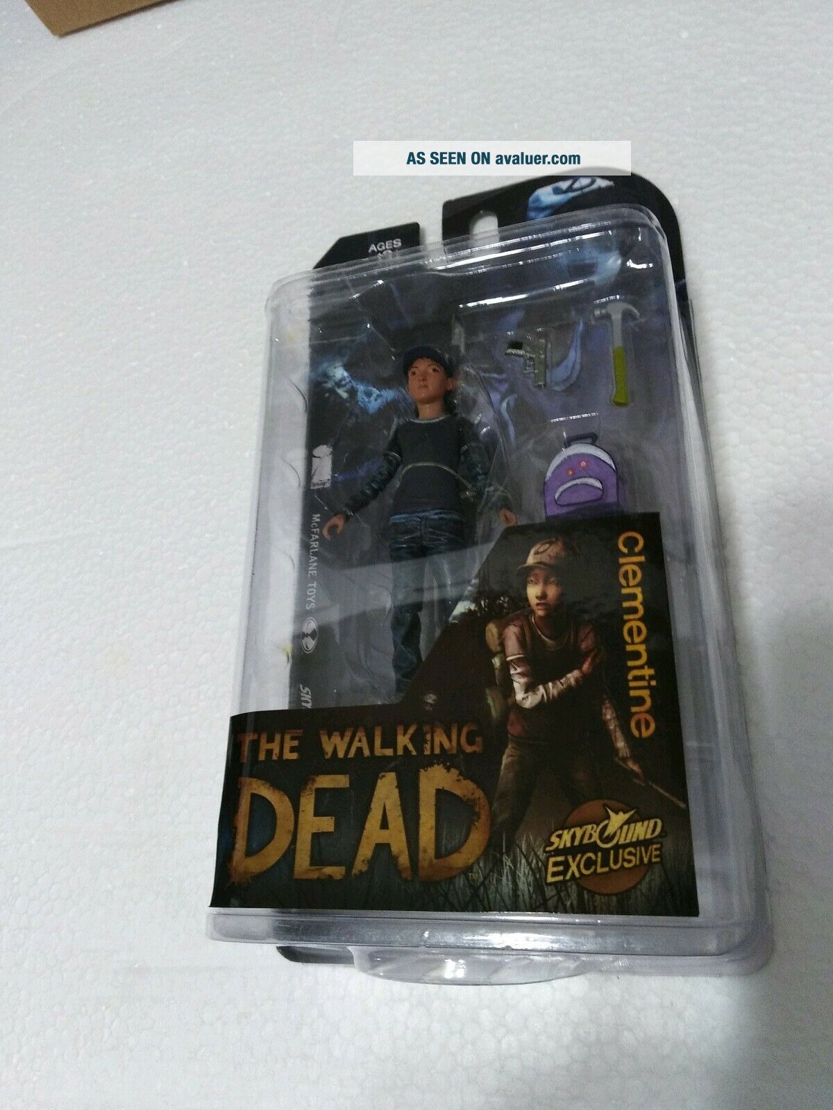 McFarlane Toys Skybound Exclusive The Walking Dead Clementine Action ...