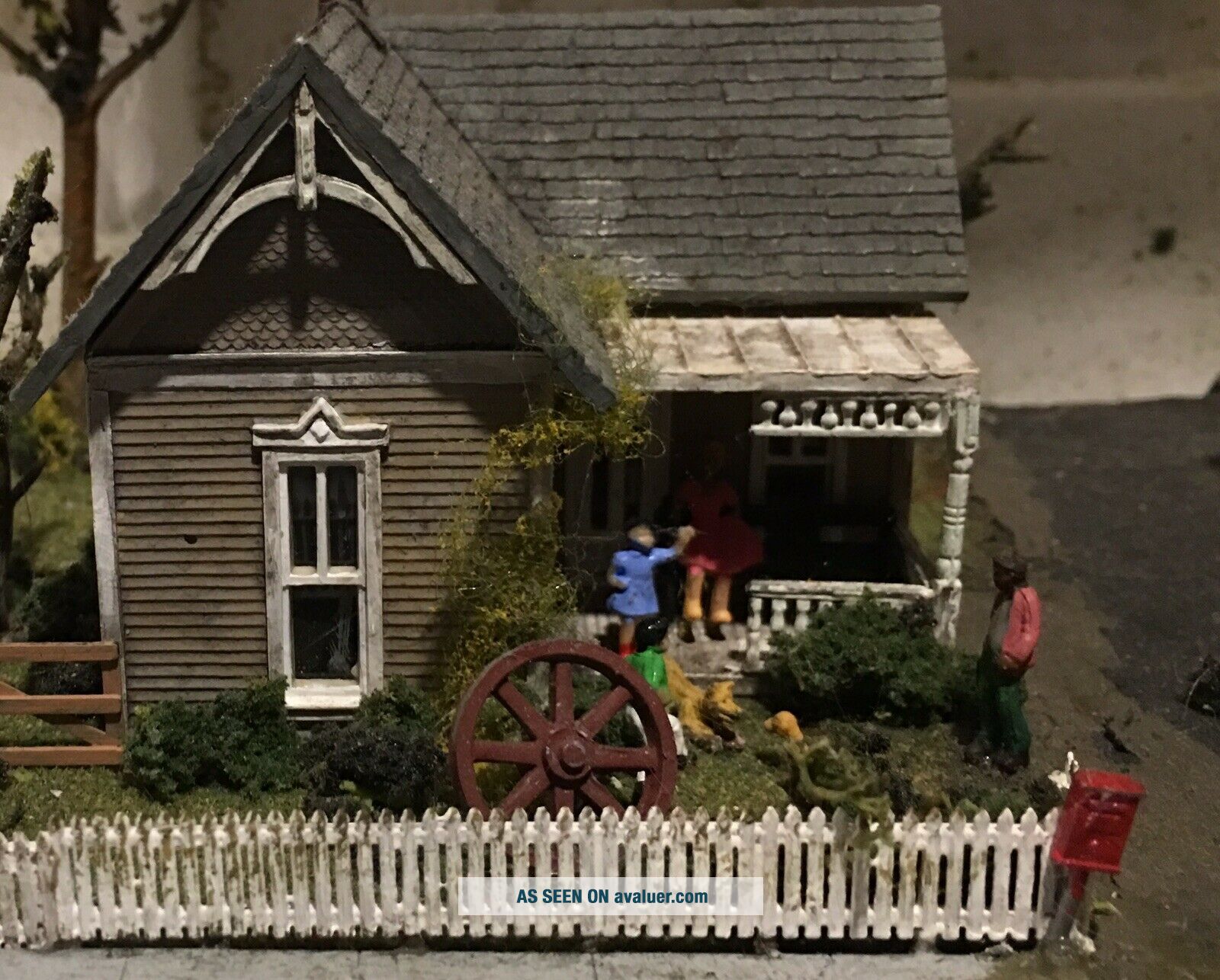 BIKE Shop/ Motorcycle Shop W/ House Weathered Detailed HO Scale Diorama ...