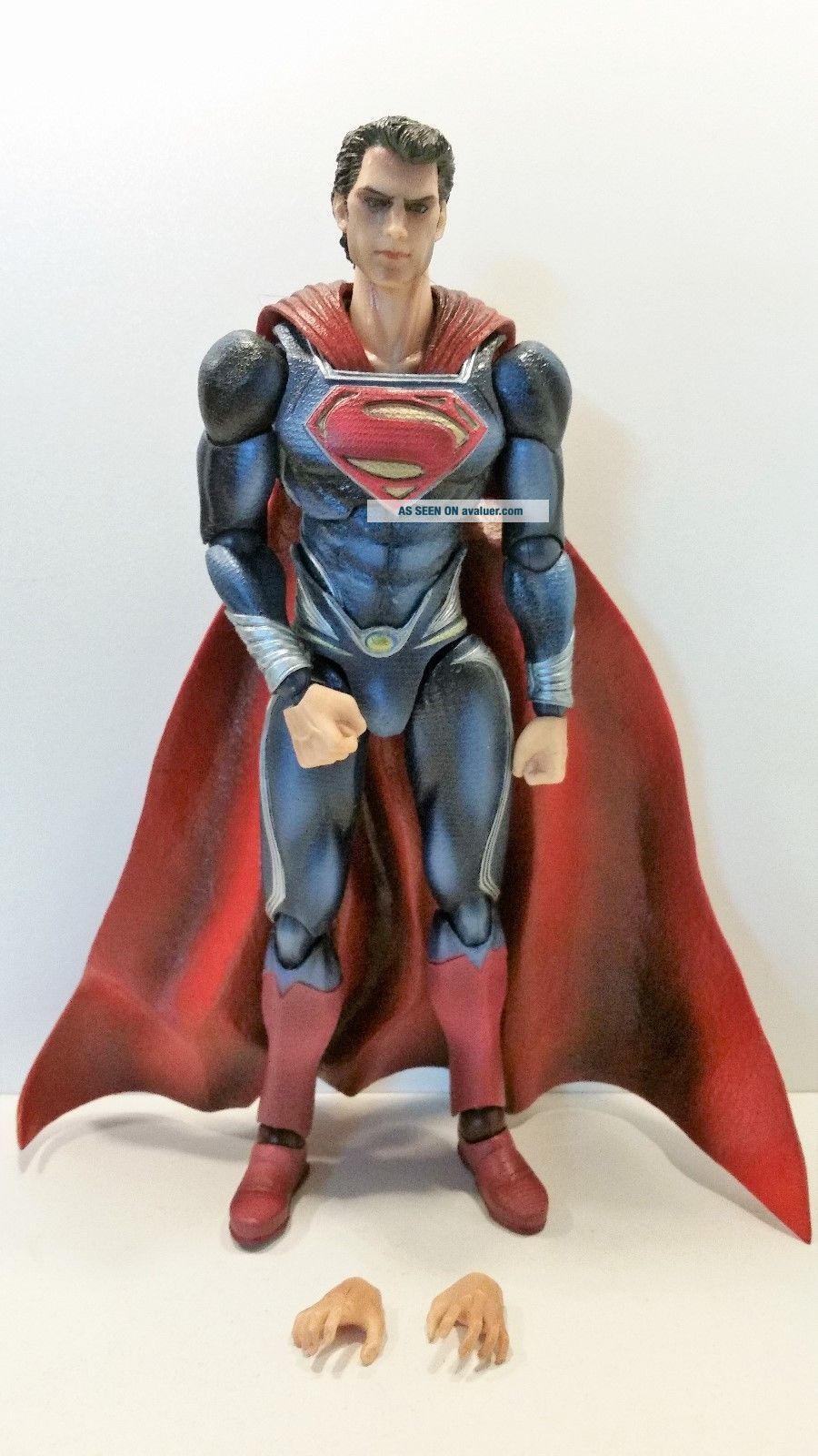 SUPERMAN MAN OF STEEL PLAY ARTS KAI ACTION FIGURE NUMBER 1 IN OPENED ...