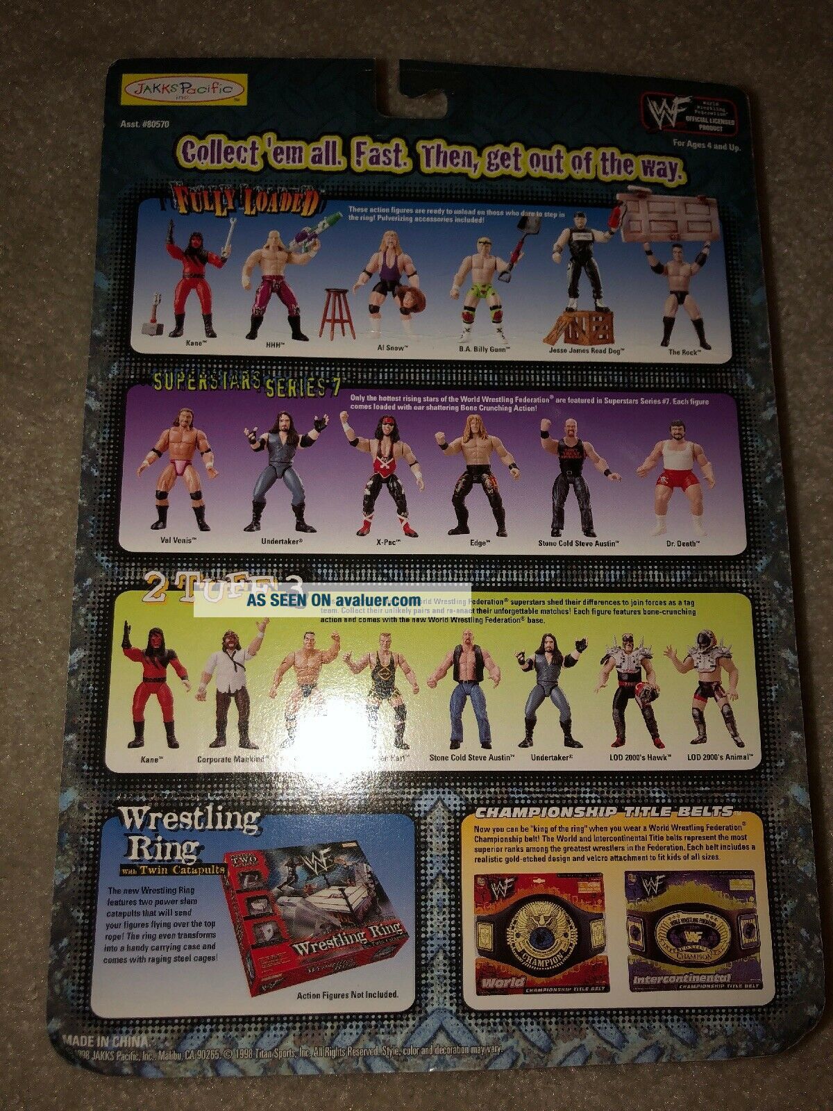 WWF Wrestlemania XV Fully Loaded Triple HHH Jakks Pacific Figure | #9474549
