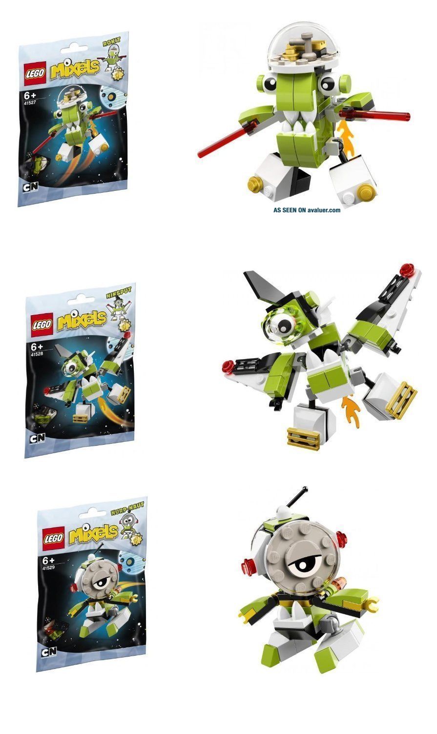 Lego Mixels Series 4 Rokit Niksput Nurp - Naut | #9529137