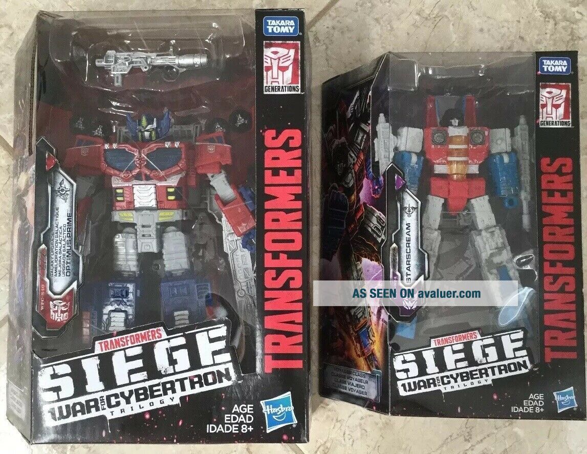 Transformers Siege Galaxy Upgrade Optimus Prime Leader And Voyager ...