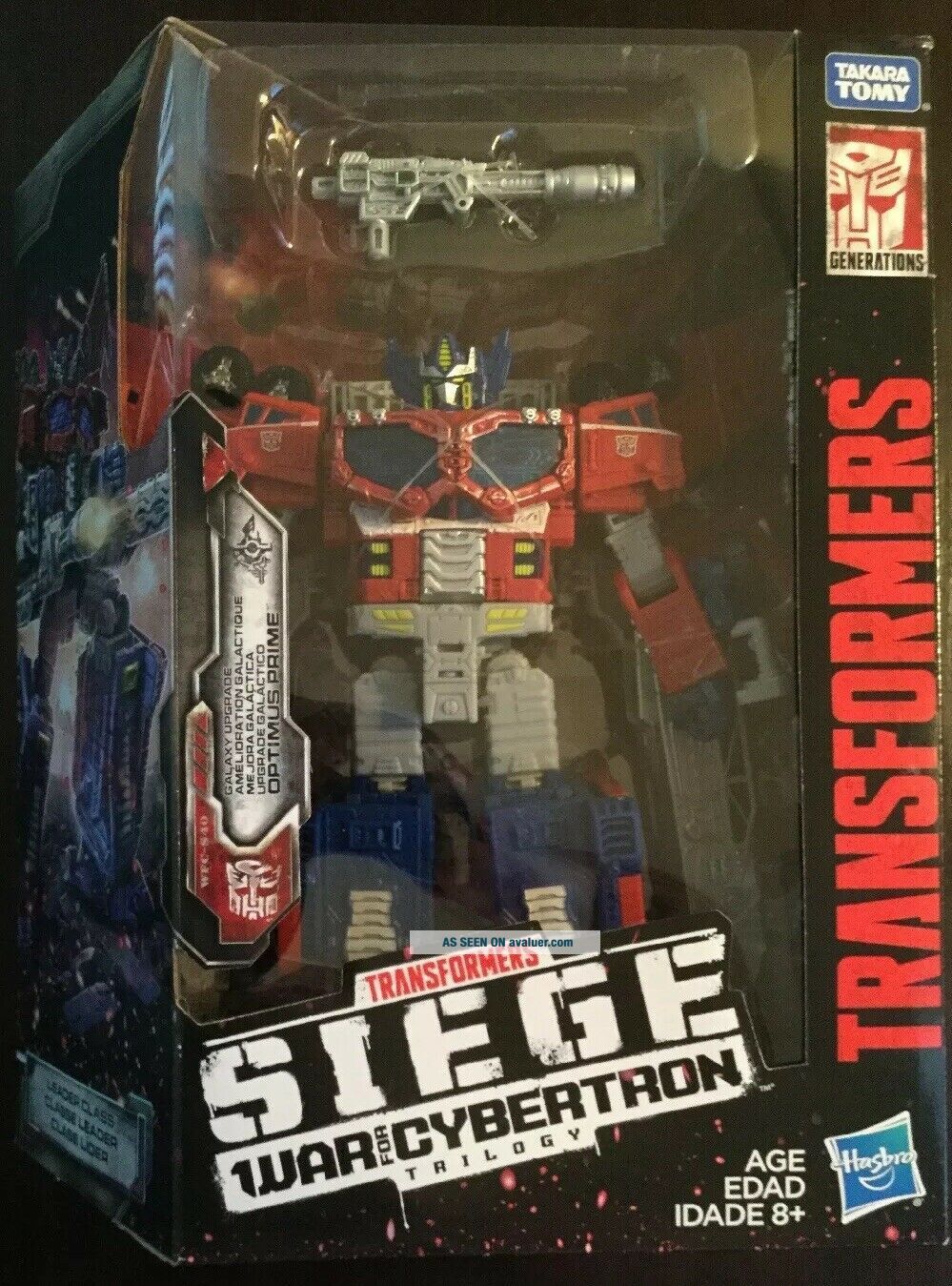 Transformers Siege Galaxy Upgrade Optimus Prime Leader And Voyager ...