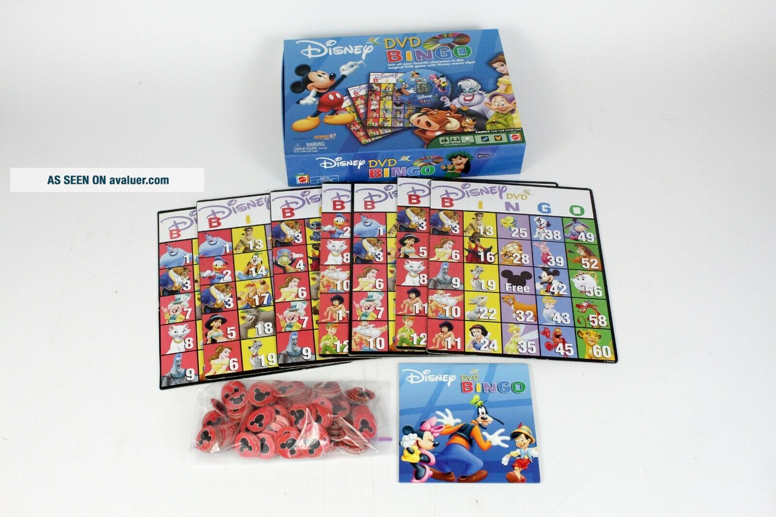 Disney DVD Bingo Game By Mattel Complete In | #9529241