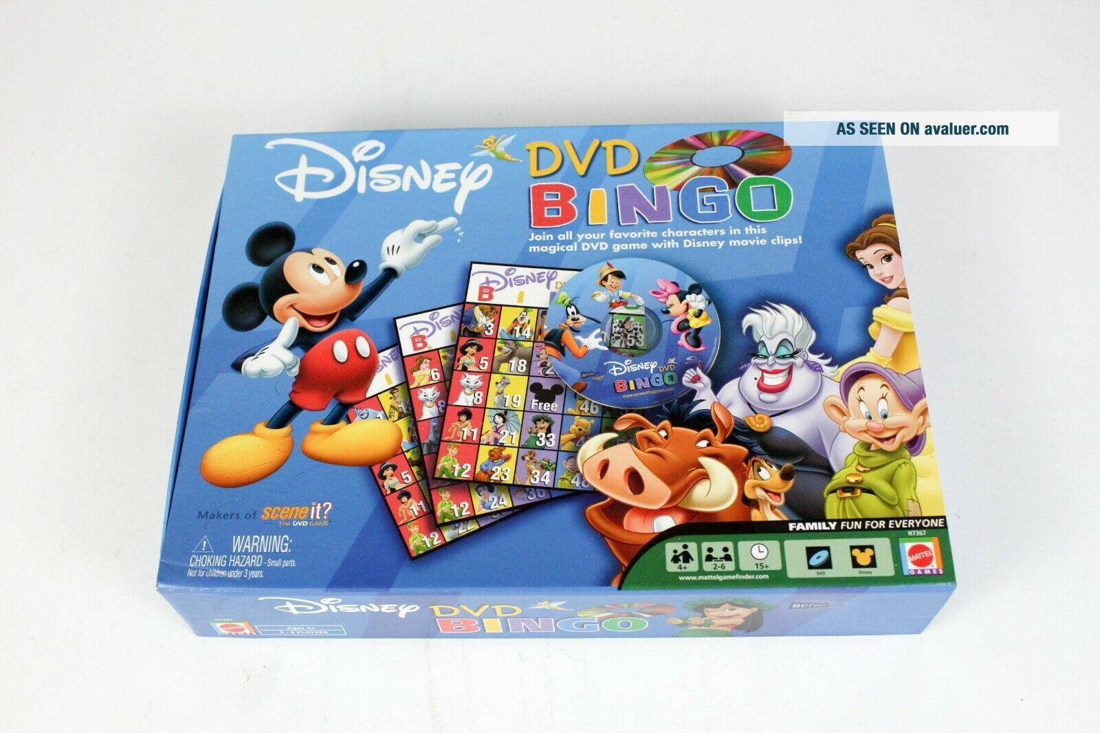 Disney DVD Bingo Game By Mattel Complete In | #9529241