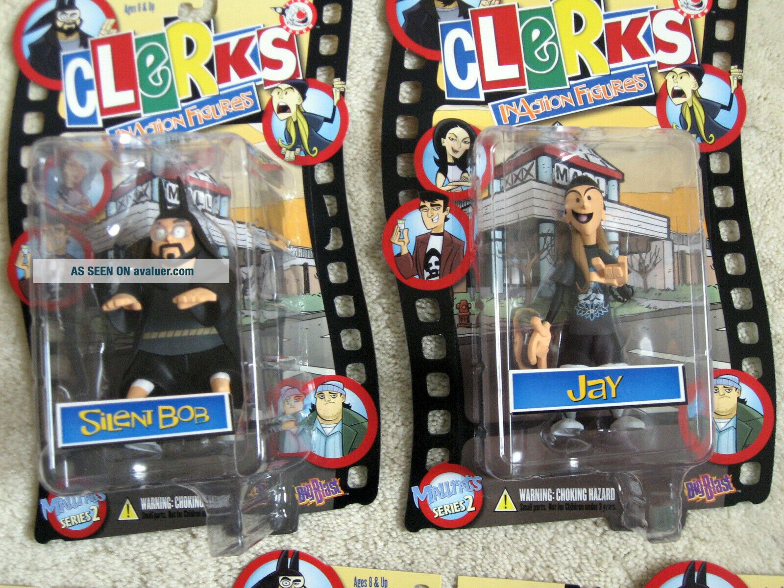 Clerks In - Action Figures MALLRATS Series 2 COMPLETE SET Jay & Silent ...