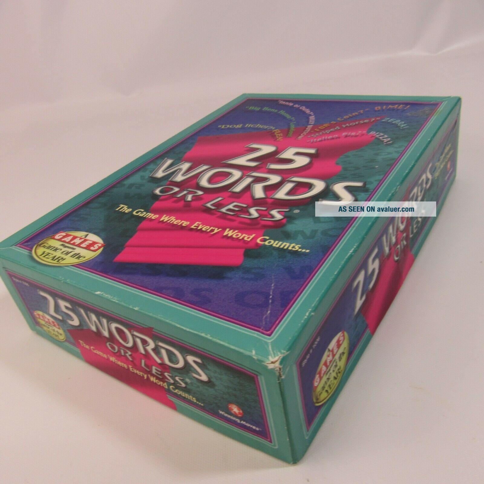 25 Words Or Less Board Game Word Counting Clues Boardgame 1997 | #9534823