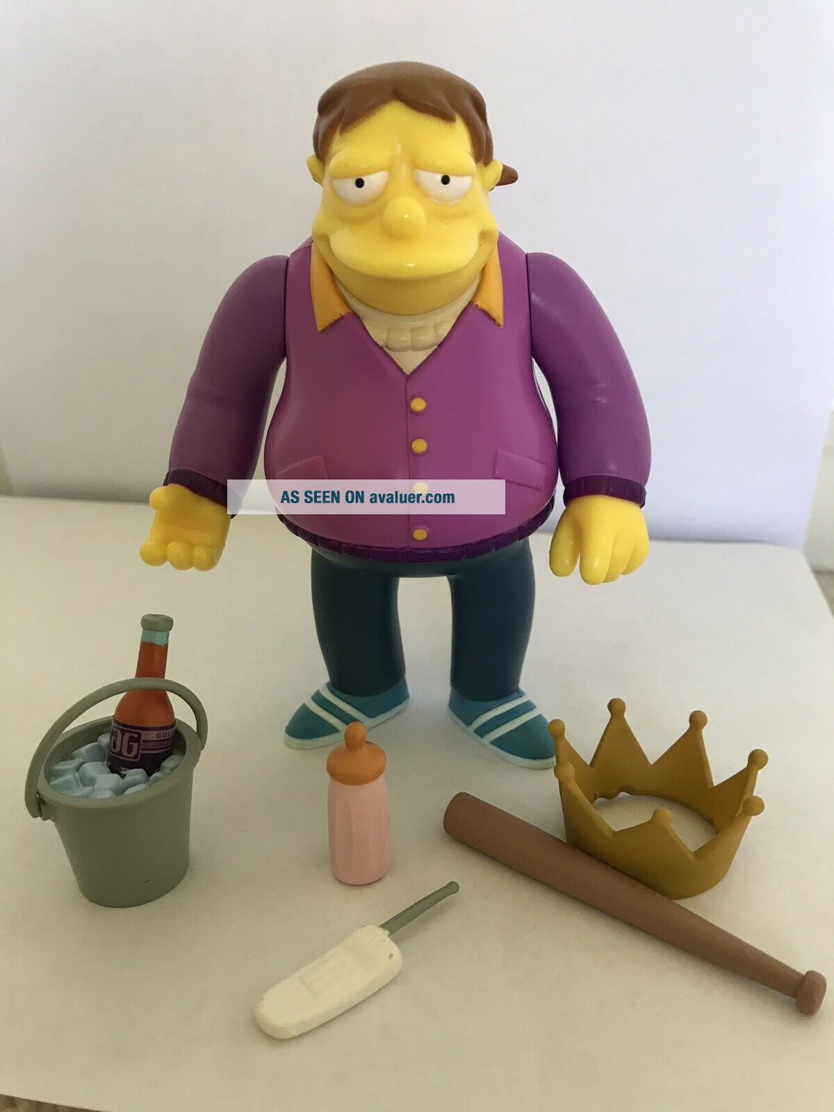 The Simpsons Plow King Barney Figure Series 11 Playmates World Of ...