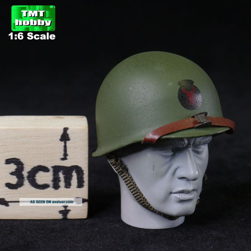 1:6 Scale Soldier Story WWII US Infantry HENRY SS059 - Metal Helmet ...