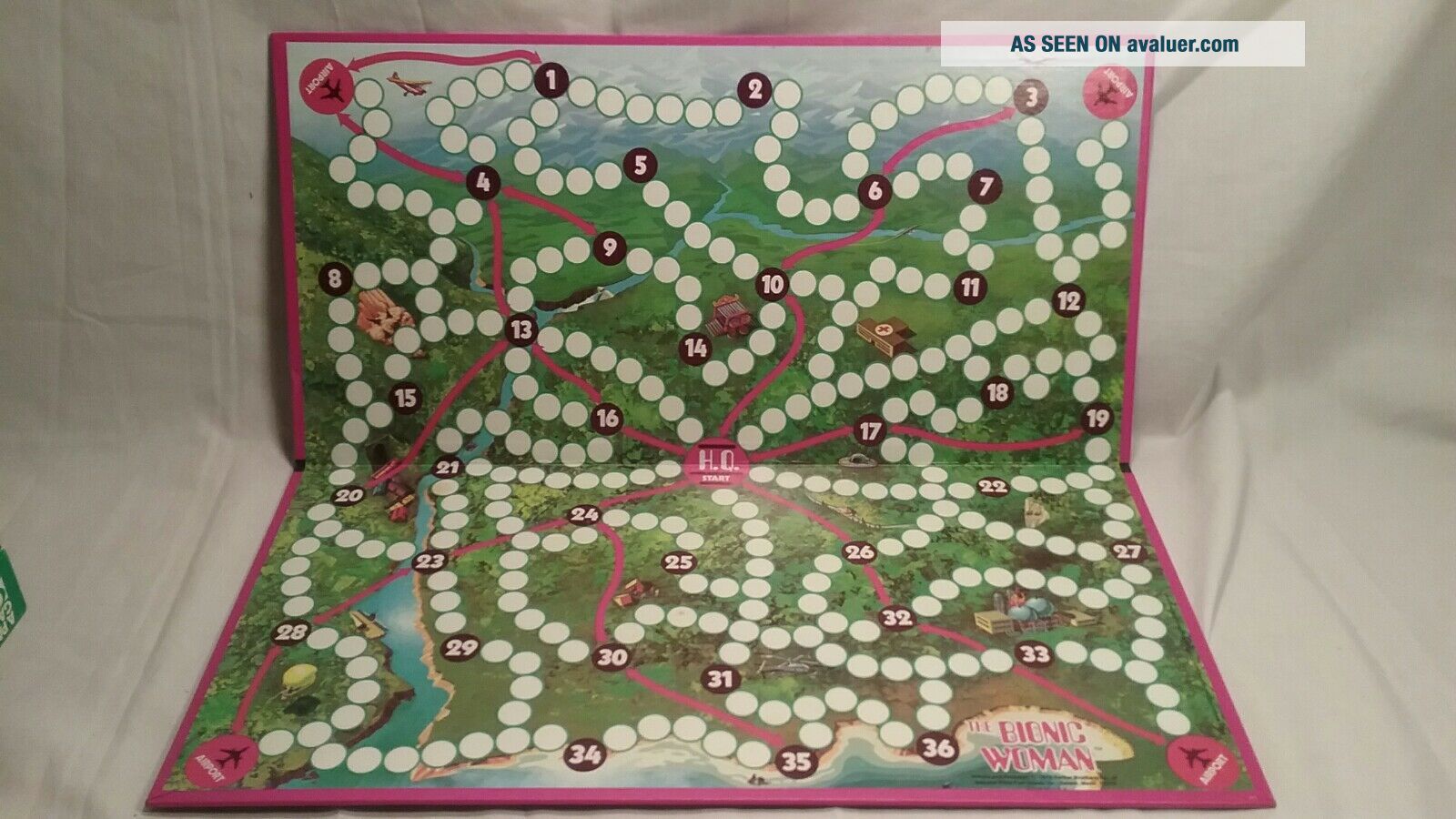The Bionic Woman Board Game By Parker Brothers Complete Vintage 1976 ...