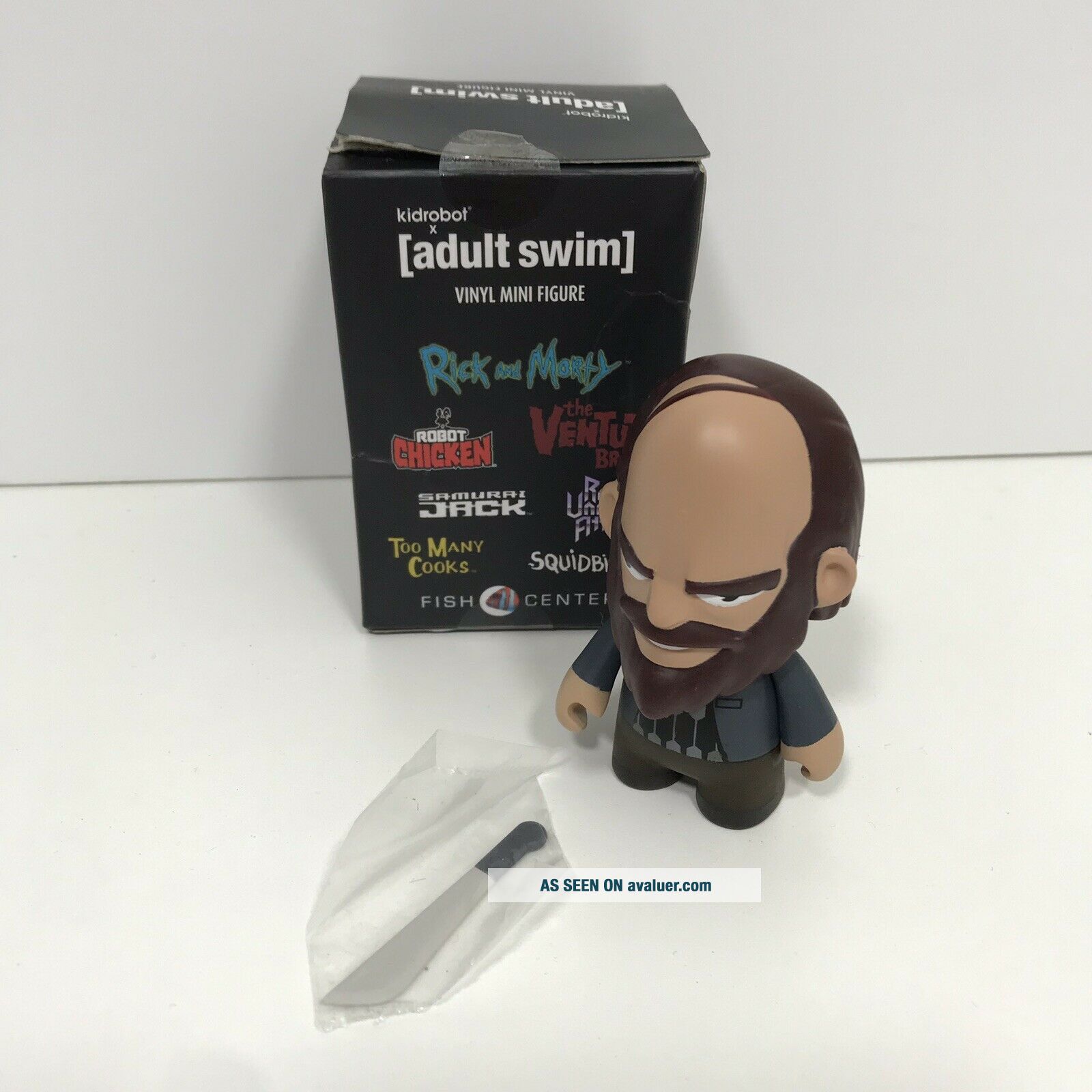 Kidrobot X Adult Swim Vinyl Mini Figure Bill The Killer 1/96 Rare Too ...