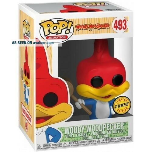 Funko - POP Animation: Woody Woodpecker - Woody 487 LIMITED CHASE ...
