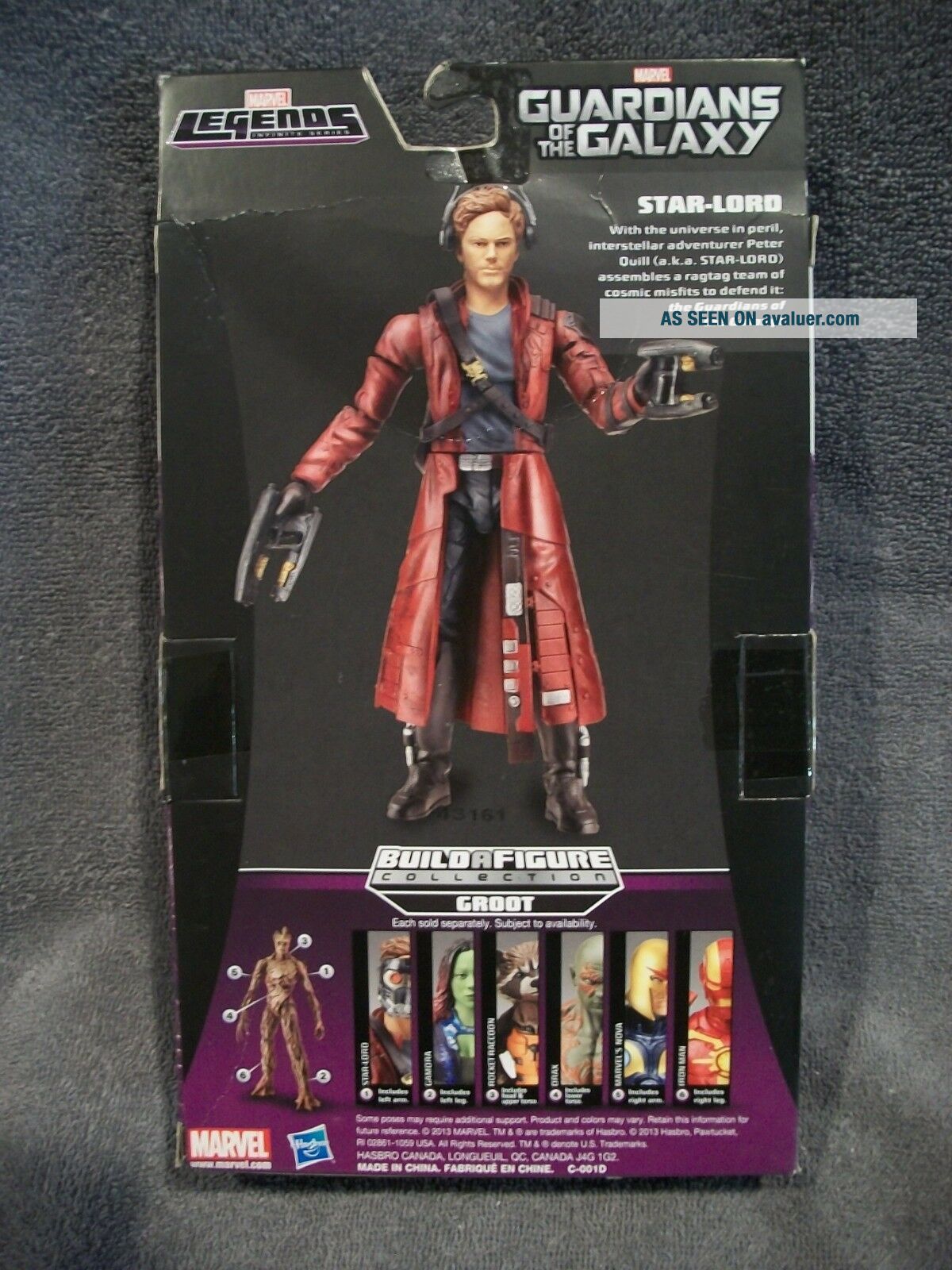 Marvel Guardians Of The Galaxy Star Lord W/ Groot Infinite Series Build ...