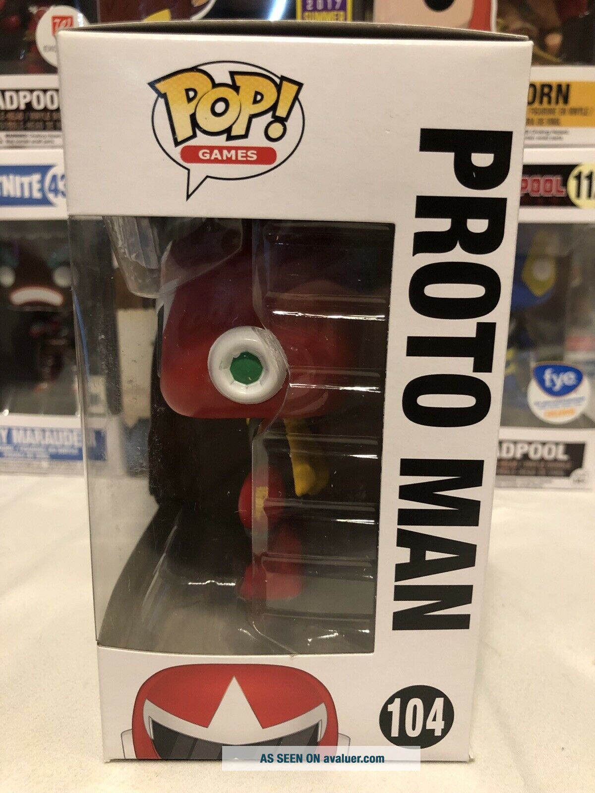 Funko POP Games Megaman Proto Man Vinyl Figure 104 | #9552239