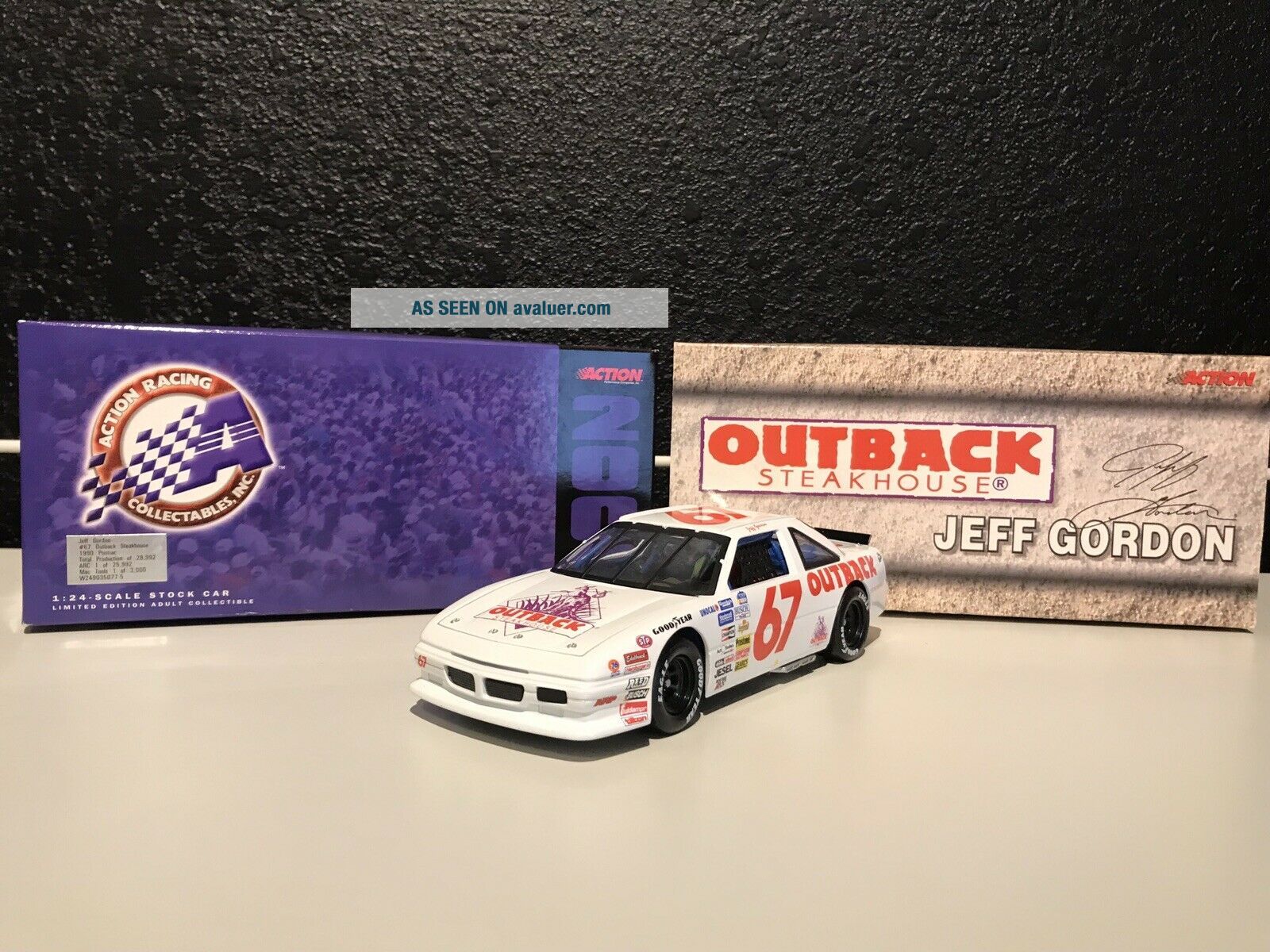 Action Jeff Gordon 1:24 Outback Steakhouse 1990 Pontiac 67 Nascar ...