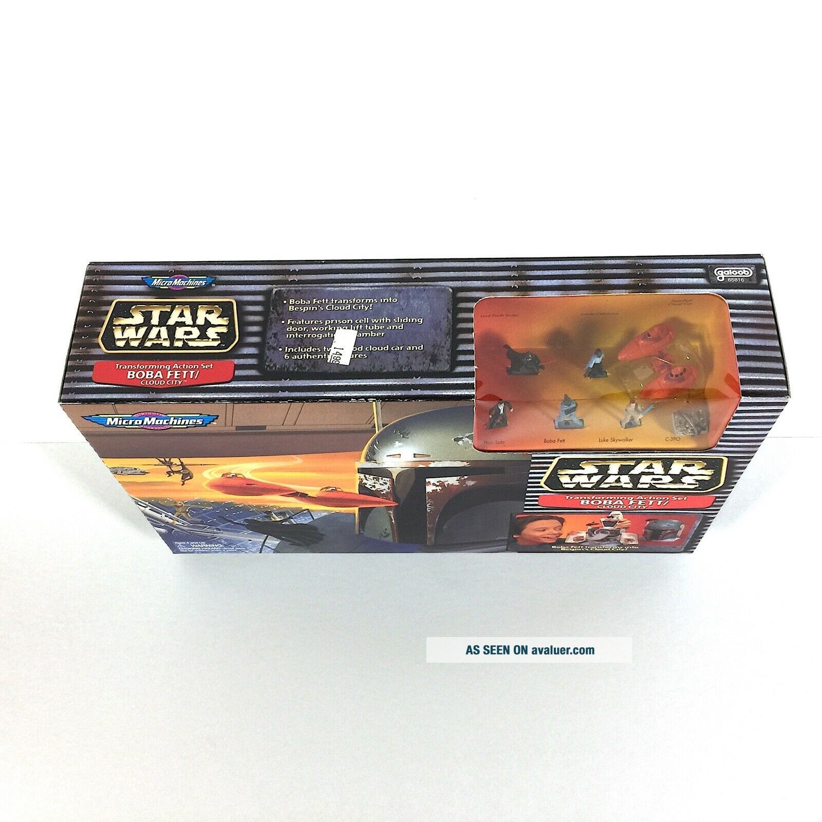Star Wars Micro Machines Transforming Playset Boba Fett Cloud City MIB ...