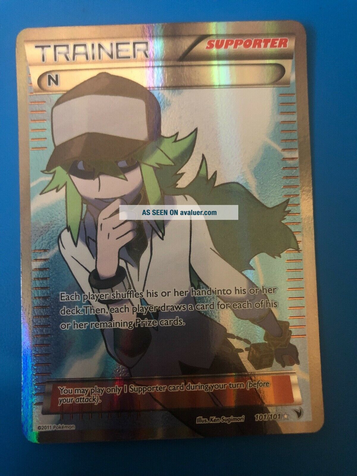 FULL ART POKEMON TRAINERS, 1x FULL ART N, 1x FULL ART SKYLA, 1x BIANCA ...