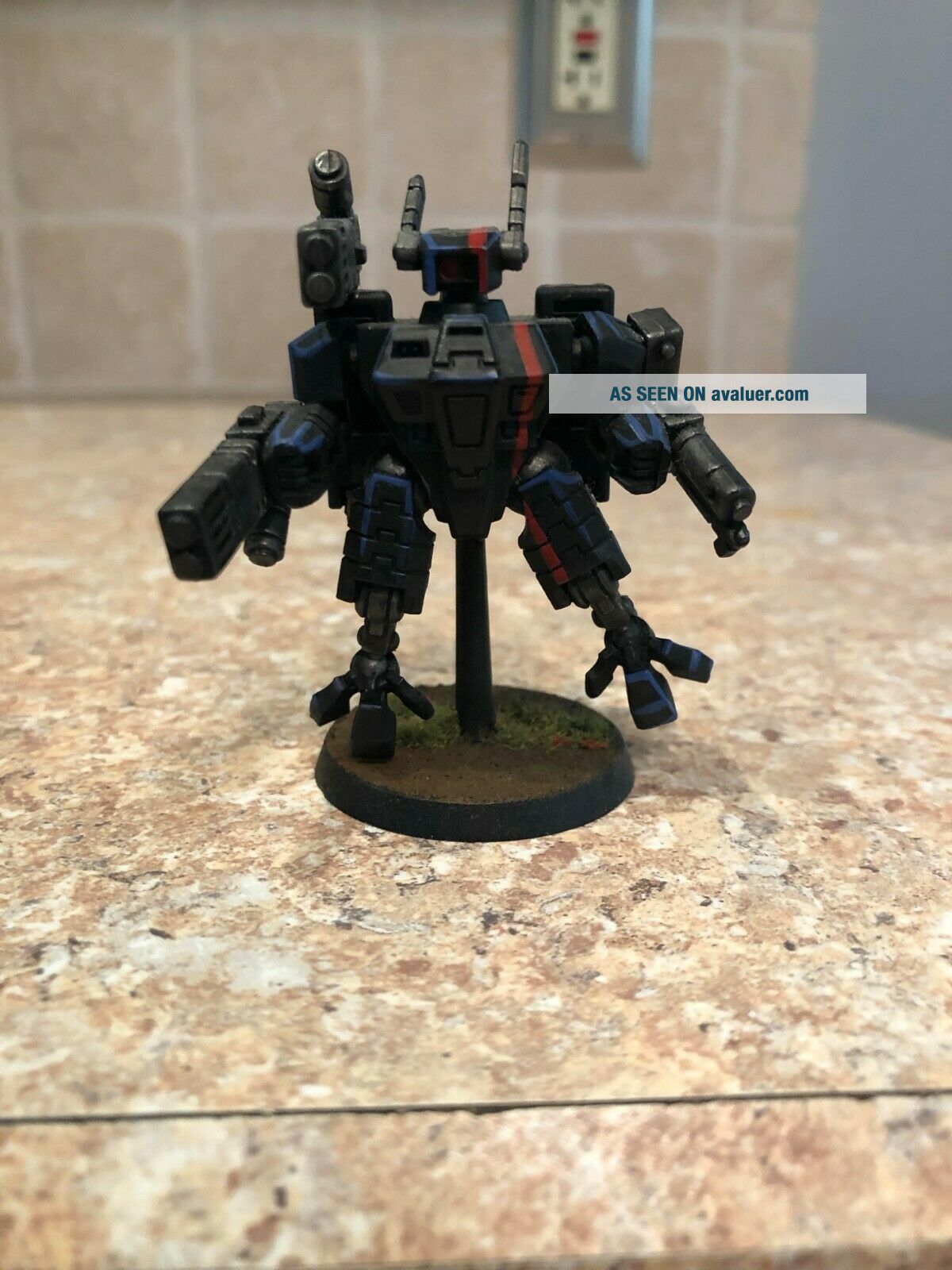 Warhammer 40k Tau Empire XV8 Crisis Battlesuits X3 Painted | #9595781