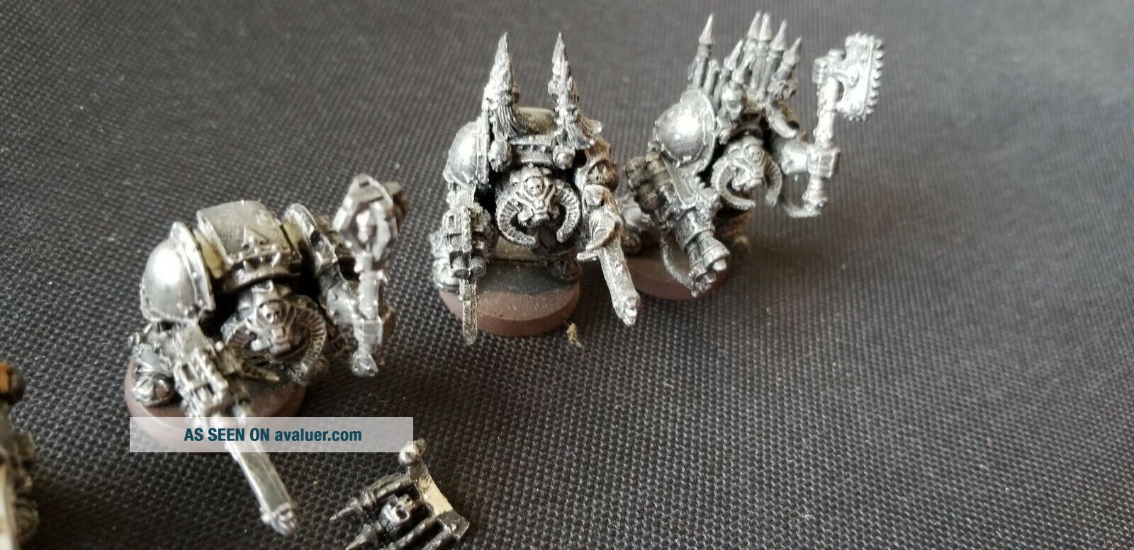 GW 40k Chaos Space Marines Terminators Base Coated Metal | #9598860