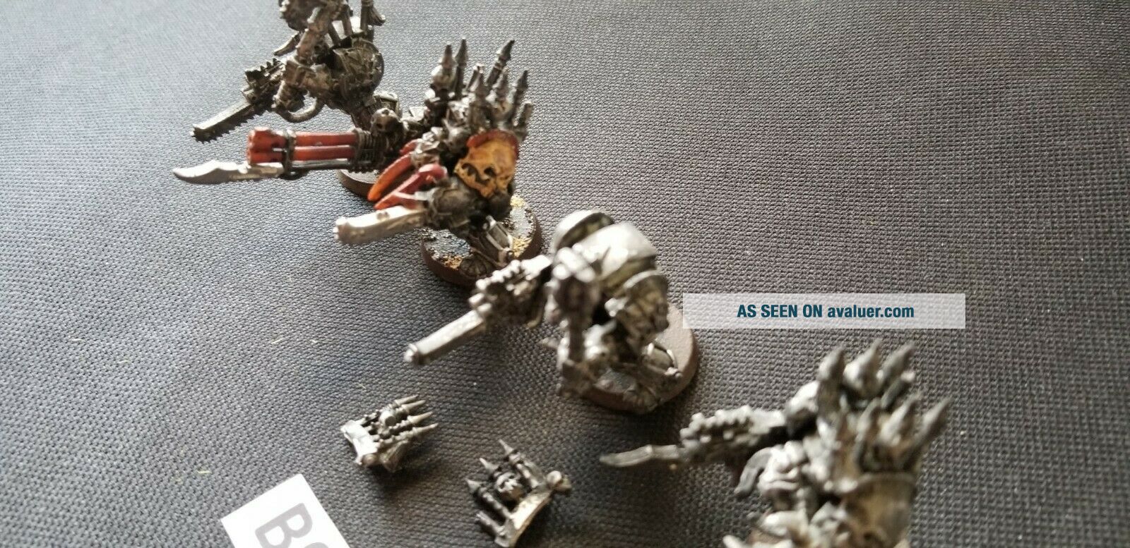 GW 40k Chaos Space Marines Terminators Base Coated Metal | #9598860