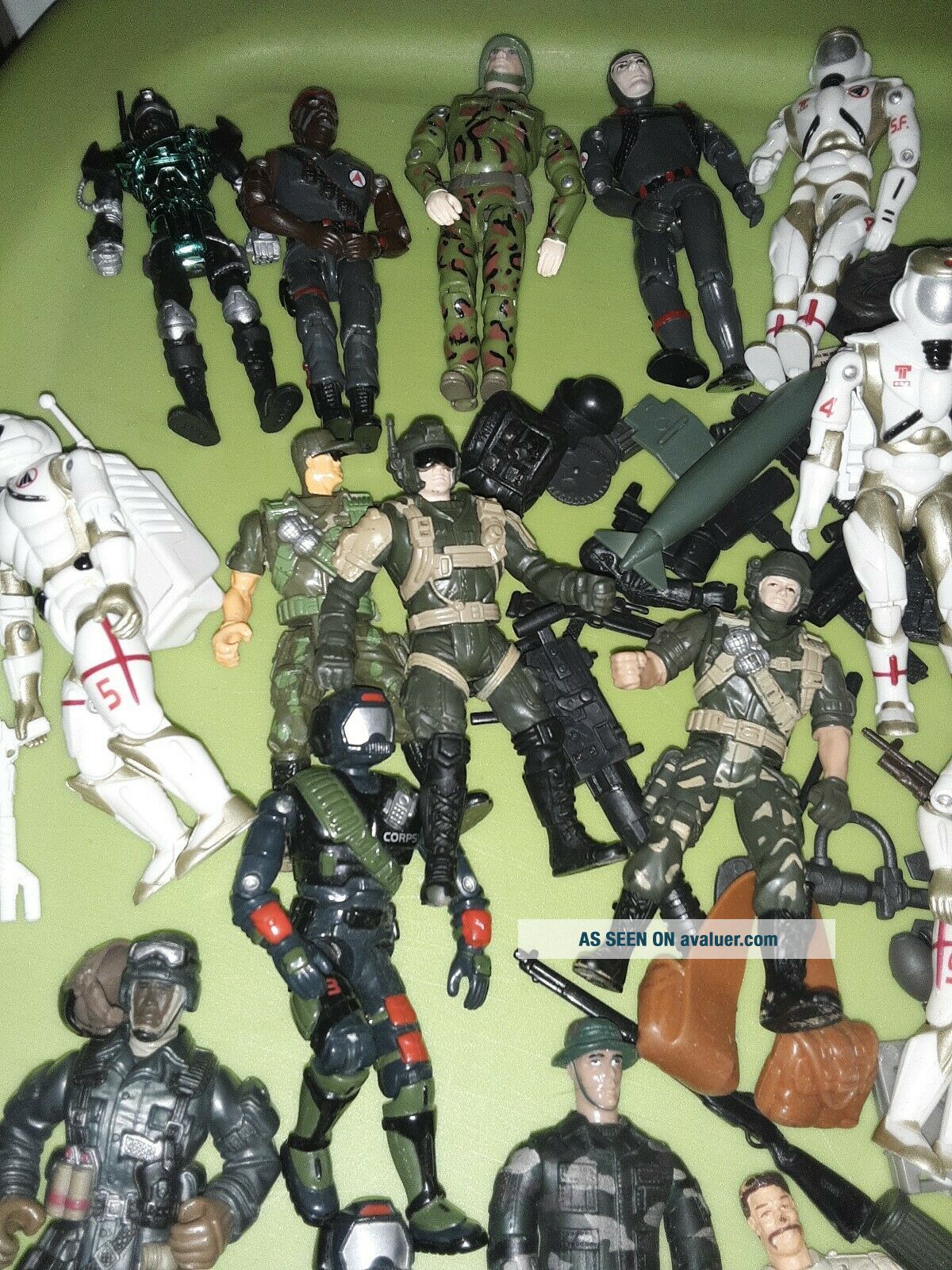LargeLot Of Lanard The Corps, Chap Mei Military Soldier Action Figures ...