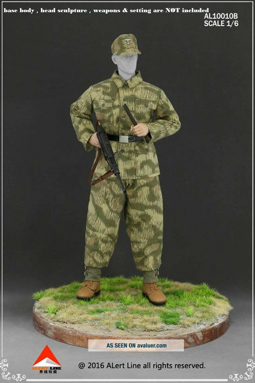 Alert Line 1:6 Scale WWII German Wehrmacht Camouflage Uniform Suit ...