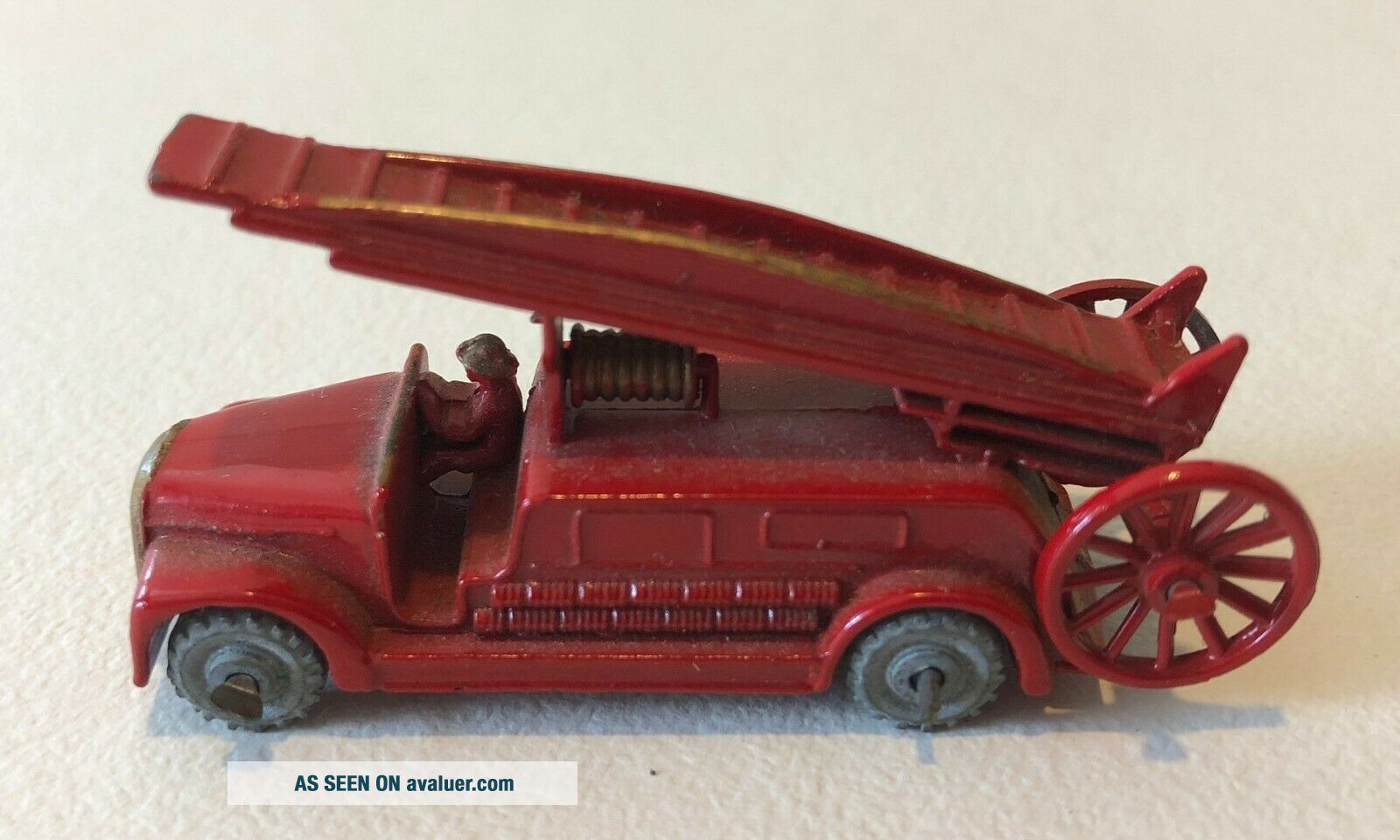 ORIG MATCHBOX SERIES 1962 MOKO LESNEY No 9 DENNIS FIRE ENGINE TRUCK W ...