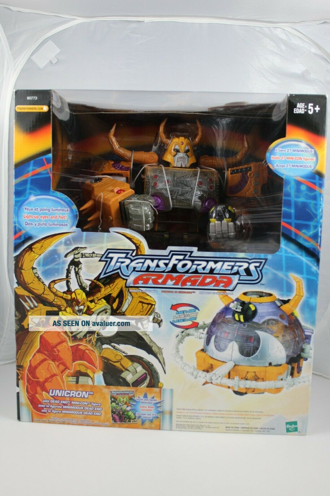 Hasbro Unicron W/ Dead End Mini Con Transformers Armada Action Figure ...