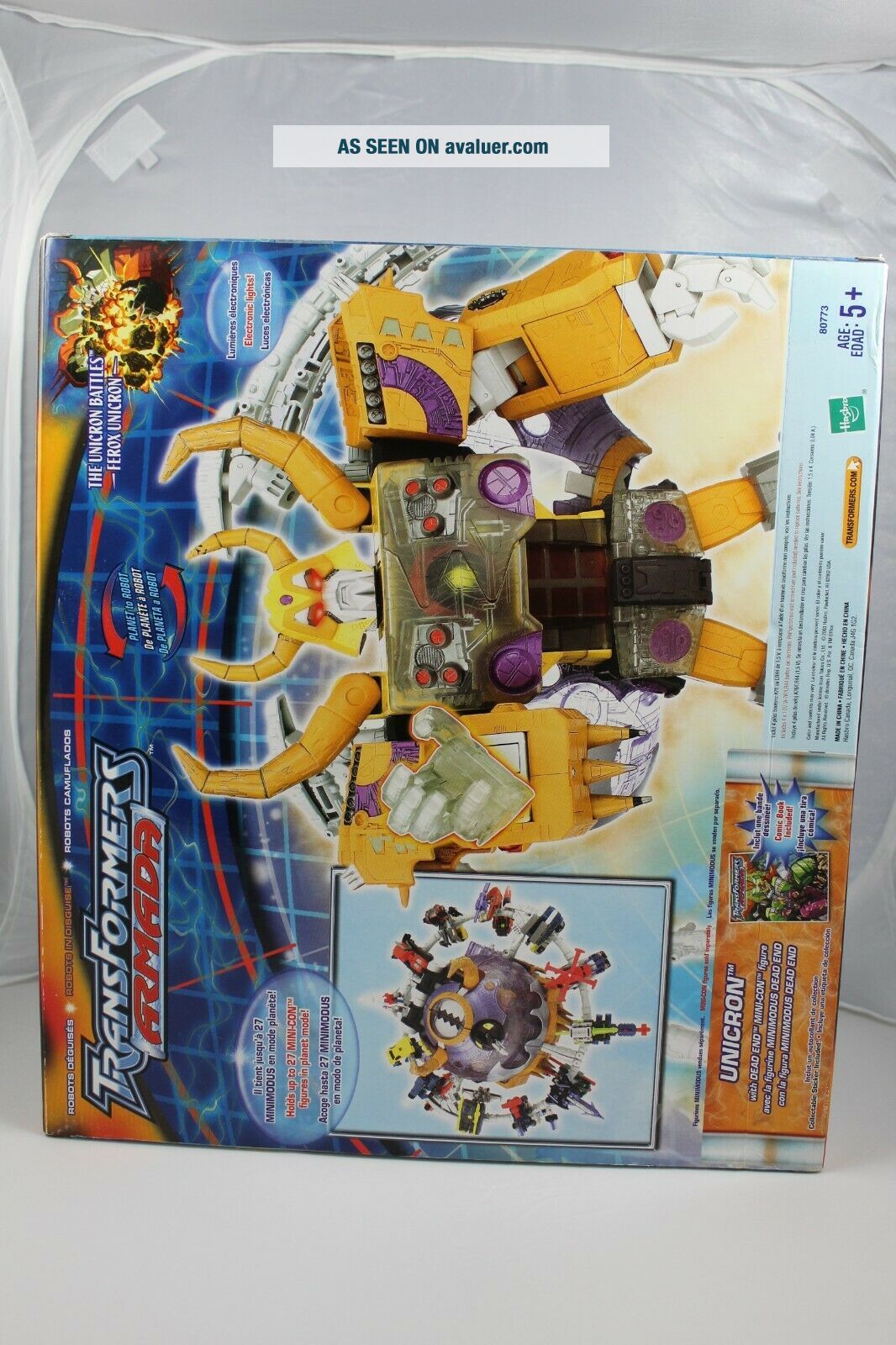 Hasbro Unicron W/ Dead End Mini Con Transformers Armada Action Figure ...