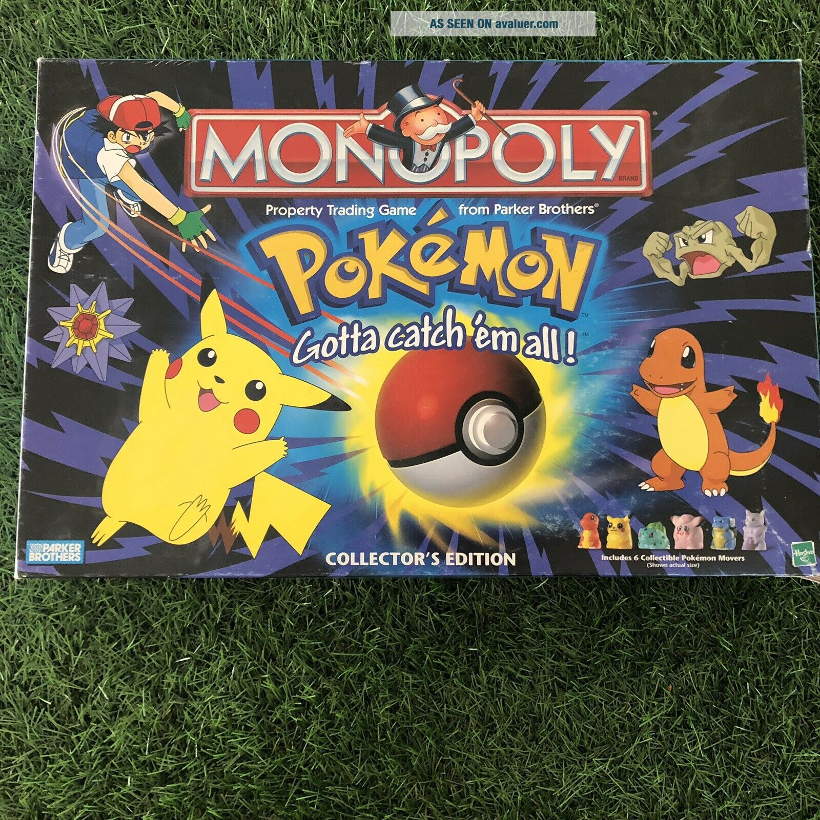 Pokemon MONOPOLY Collectors Edition 1999 Parker Brothers Board Game ...