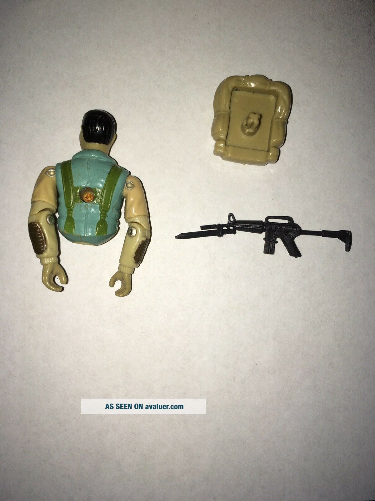 1983 G. I. Joe Airborne V1 Series 2 Torso Only Incomplete Missing ...