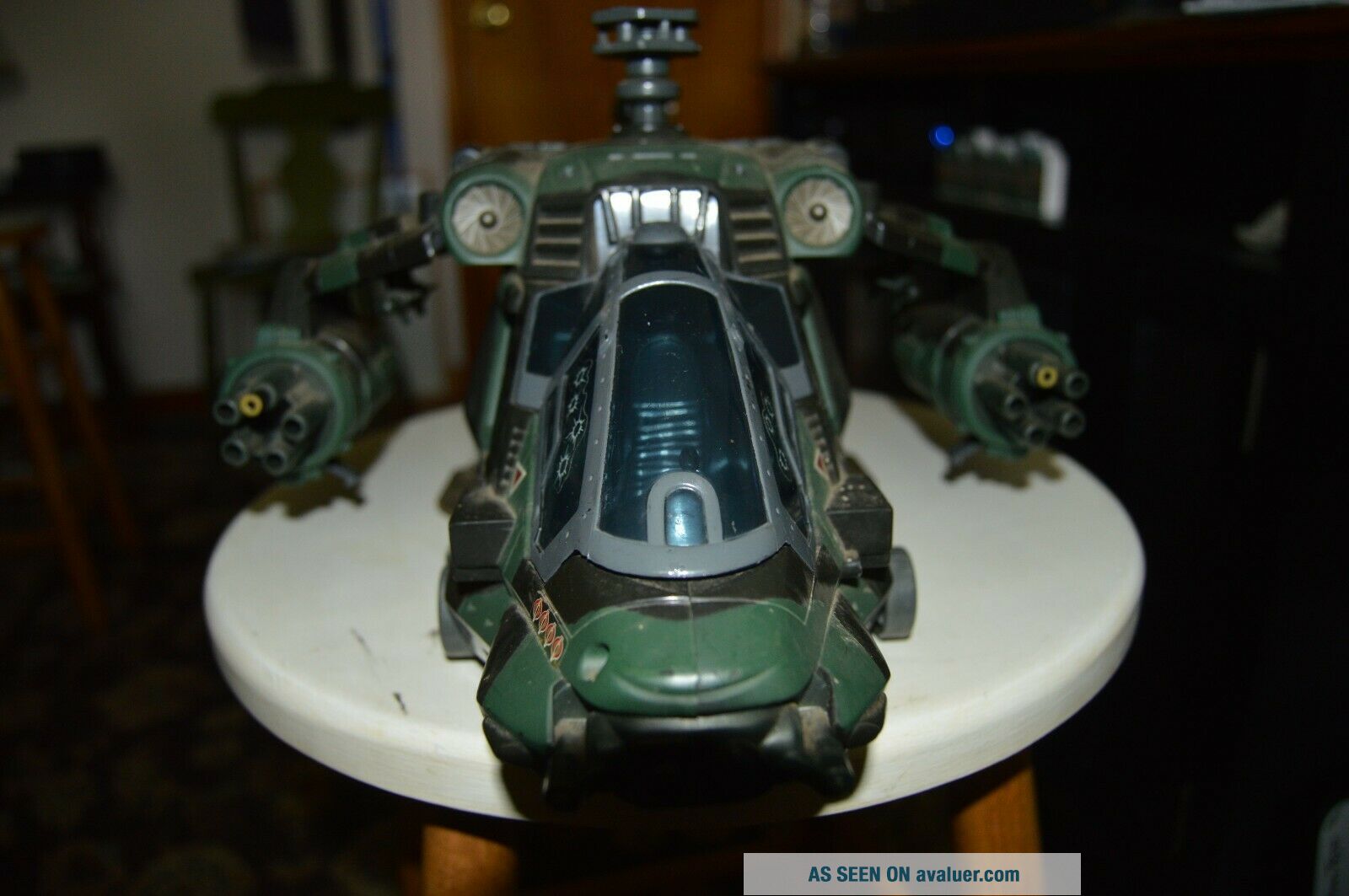 2002 Hasbro GI Joe Night Attack Chopper Lights Sound Helicopter With ...