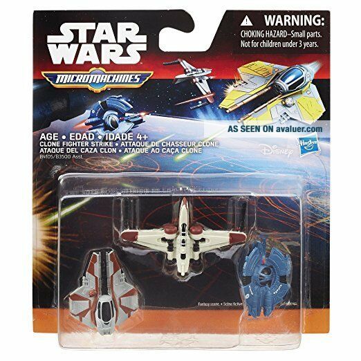 Star Wars Revenge Of The Sith Micro Machines 3 - Pack Clone Fighter ...