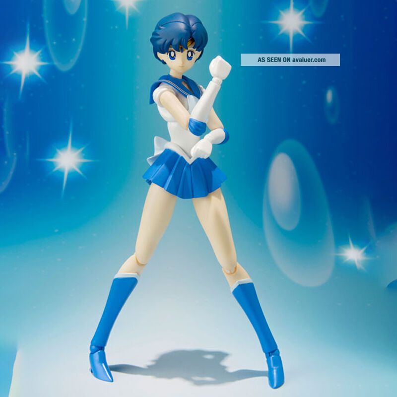 Anime Sailor Moon Action Figure Pretty Guardian Mercury Ami Mizuno ...
