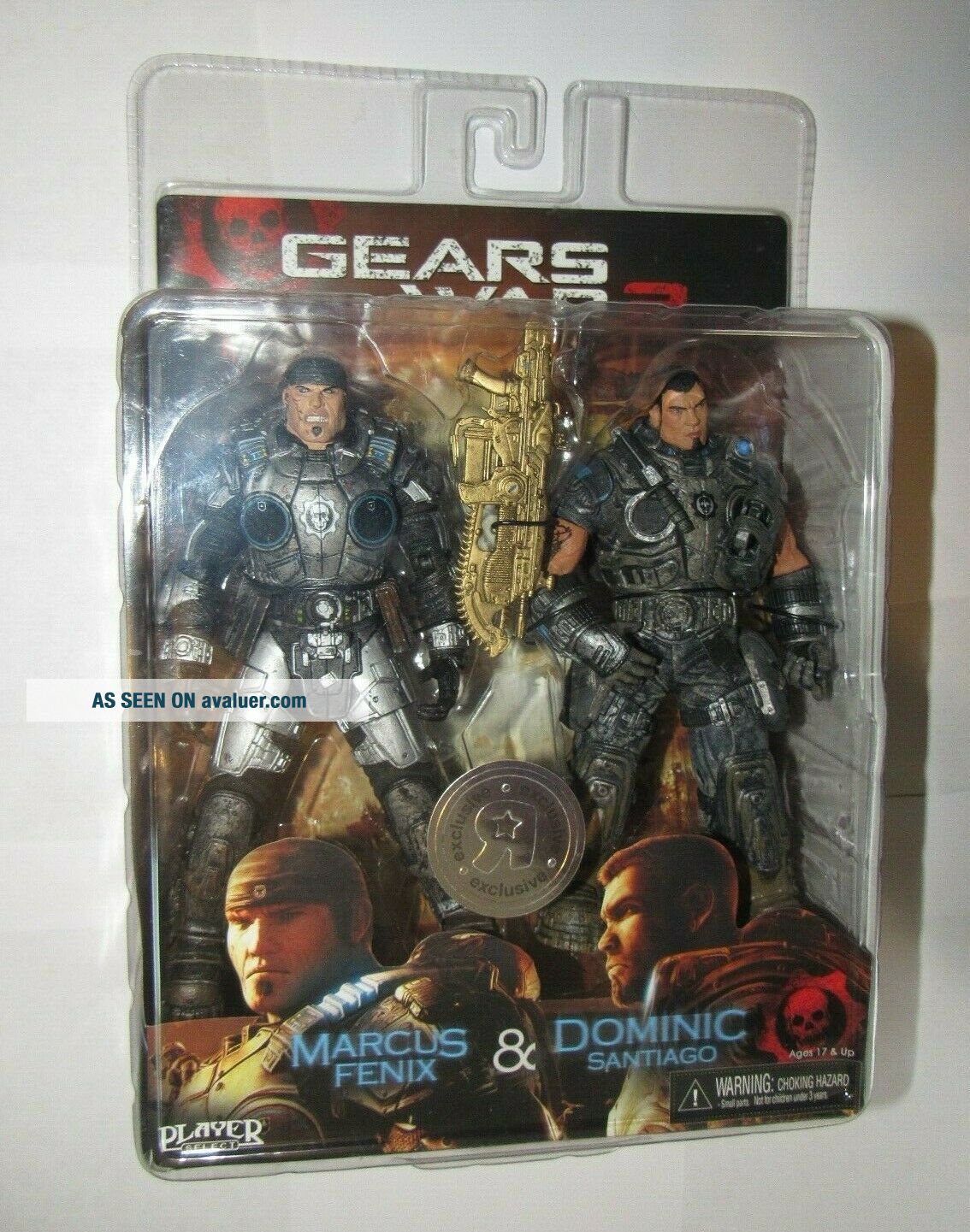 Gears Of War Neca 7 " Scale Figure Marcus Fenix Vs Dominic Santiago TRU ...