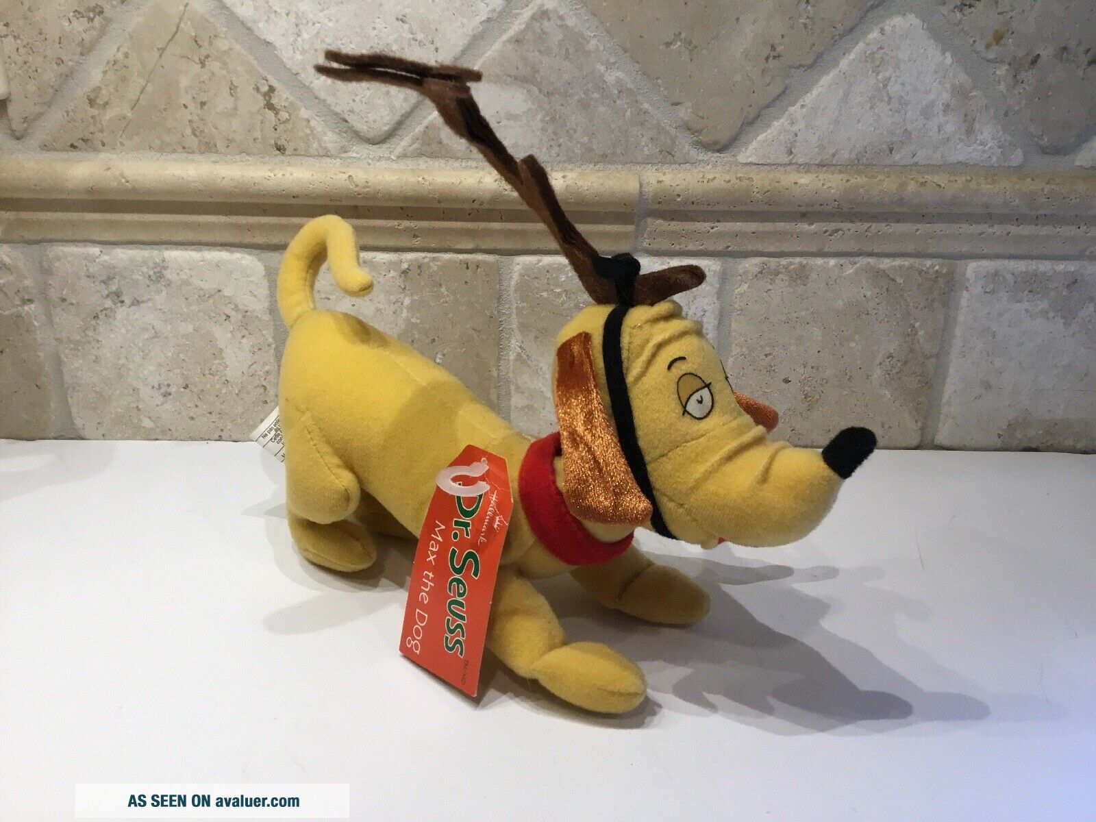 Dr Seuss How The Grinch Stole Christmas Max Dog Plush Toy Stuffed ...