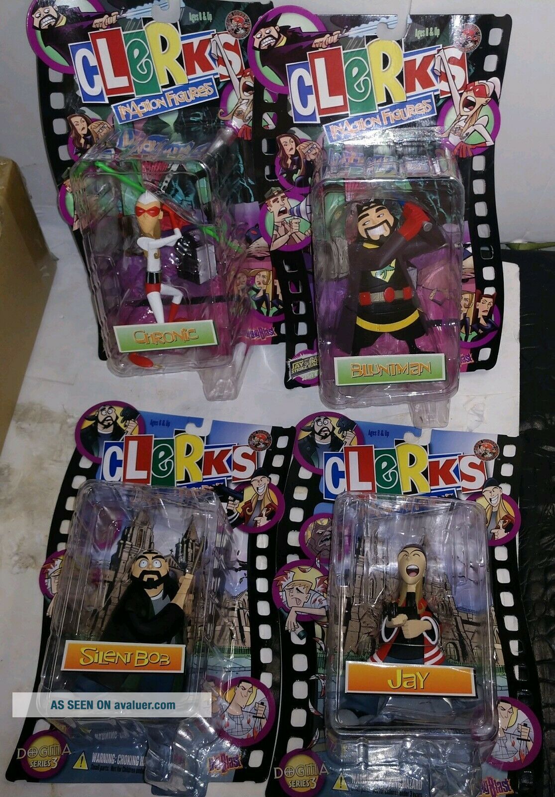 Clerks Action Inaction Figures Jay & Silent Bob Bluntman And Chronic ...