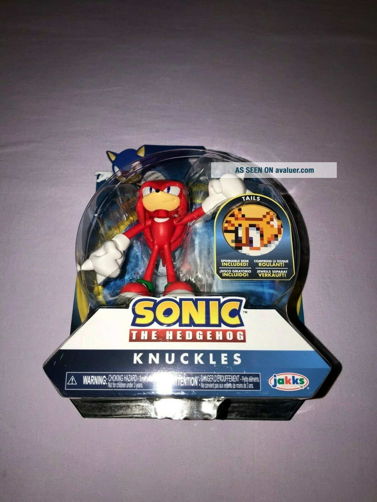 SONIC THE HEDGEHOG KNUCKLES 4 INCH ACTION FIGURE RELEASE | #9631639