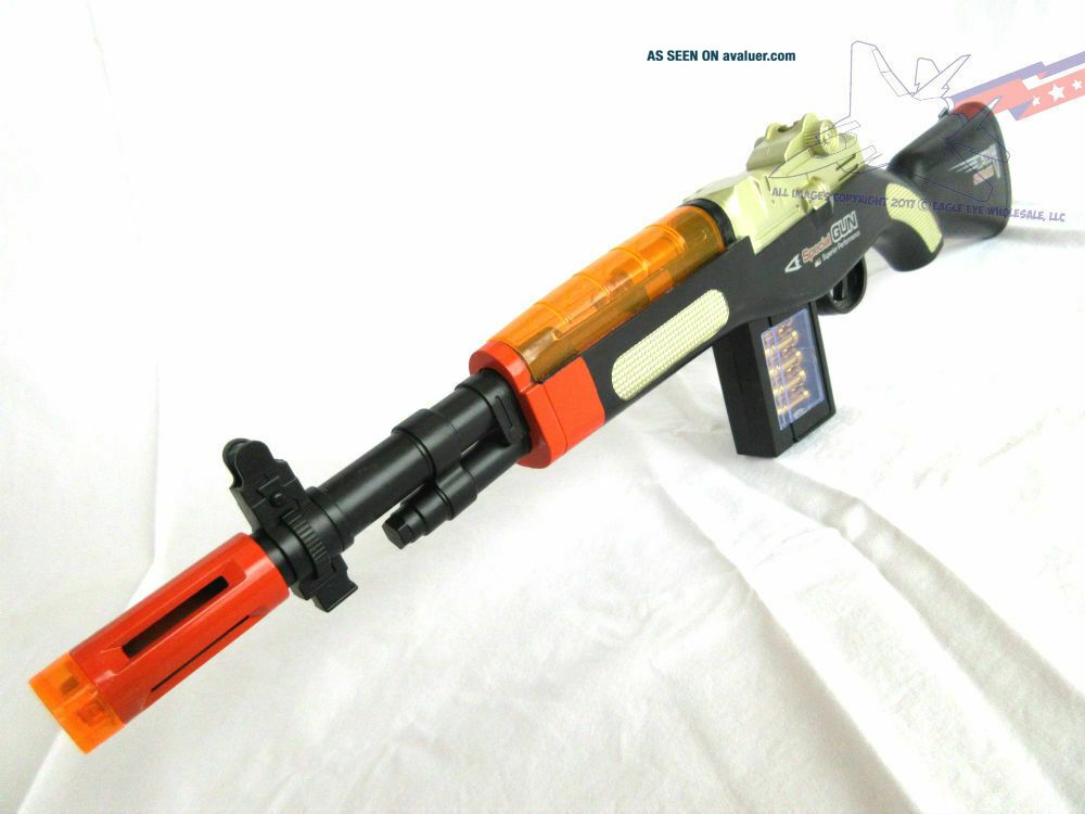 3x Toy Guns Electronic M1 Toy Rifle, Sawed - Off Shotgun & KG - 9 J Cap ...