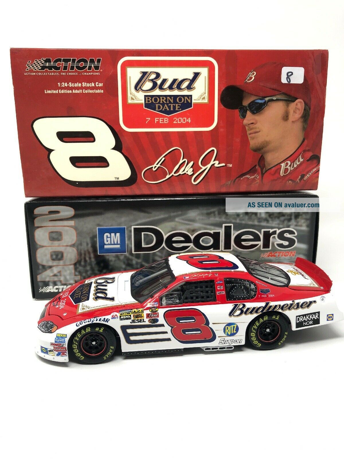 1:24 Dale Earnhardt Jr 2004 Born On Date / Budweiser Chevy Monte Carlo ...
